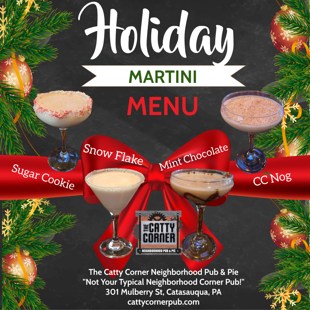 Ho Ho HOLY COW it's December at The Catty Corner Pub!